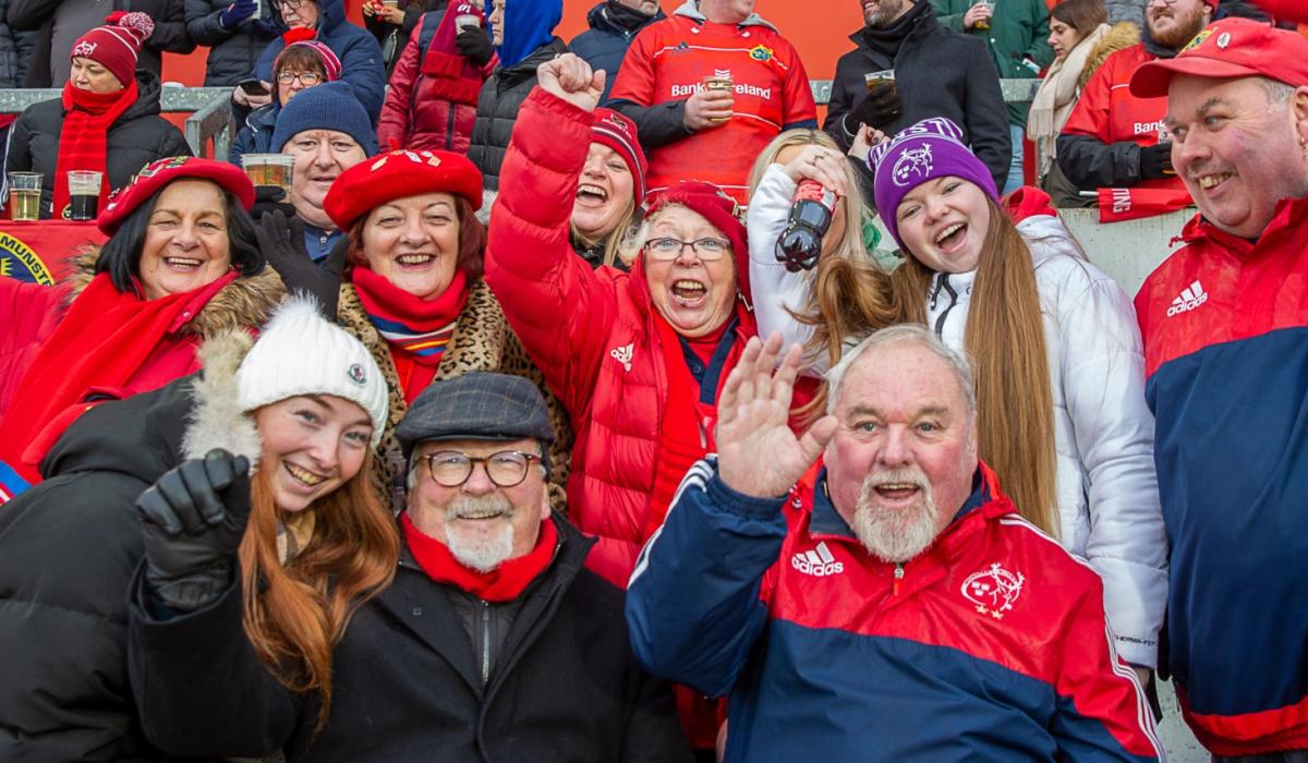 In Pictures: Munster rugby supporters out in force for Champions Cup ...
