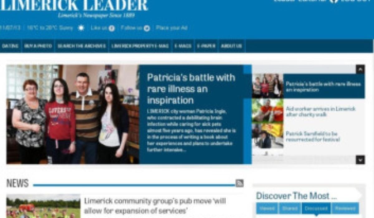 Limerick Leader unveils new look website - Limerick Live