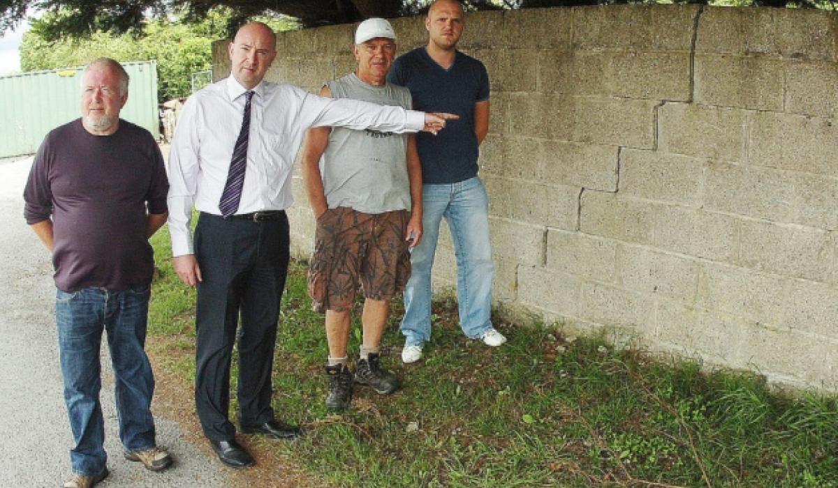 Wobbling wall leaves West Limerick residents worried - Limerick Live
