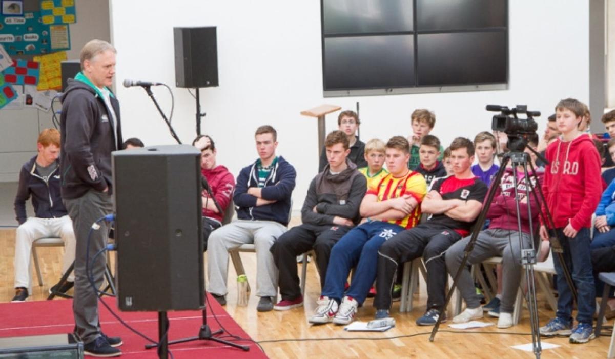 Joe Schmidt emphasises values over success at Limerick school ...