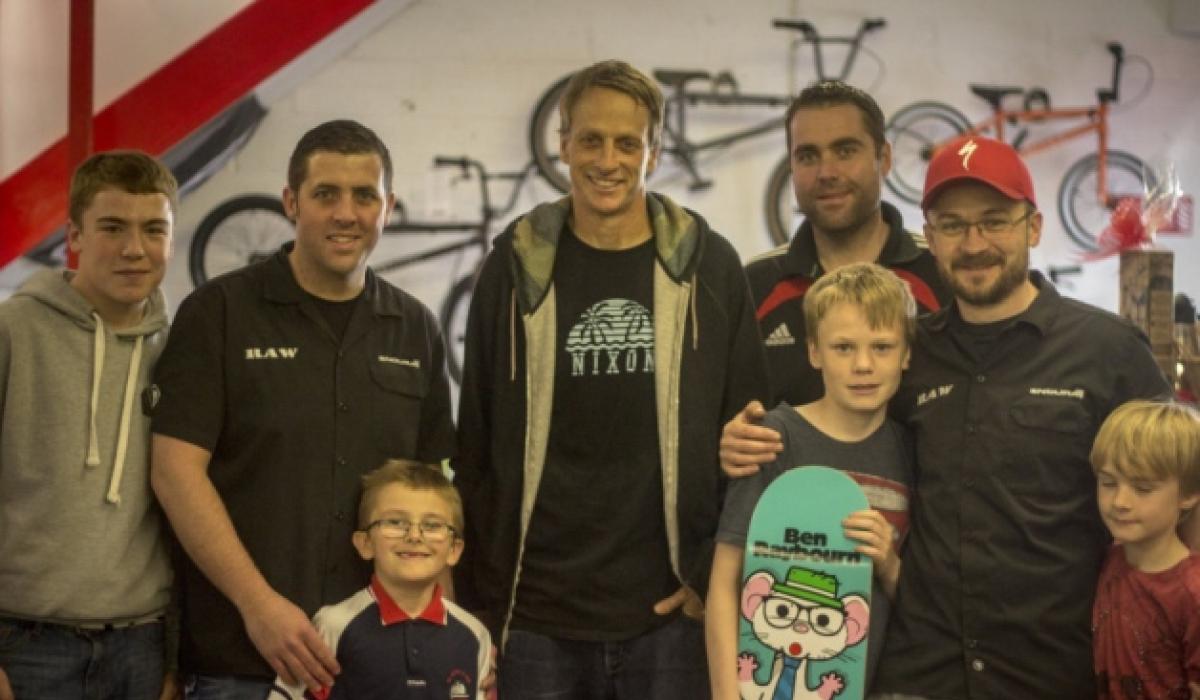 Tony Hawk skates into Limerick ahead of wedding day - Limerick Live