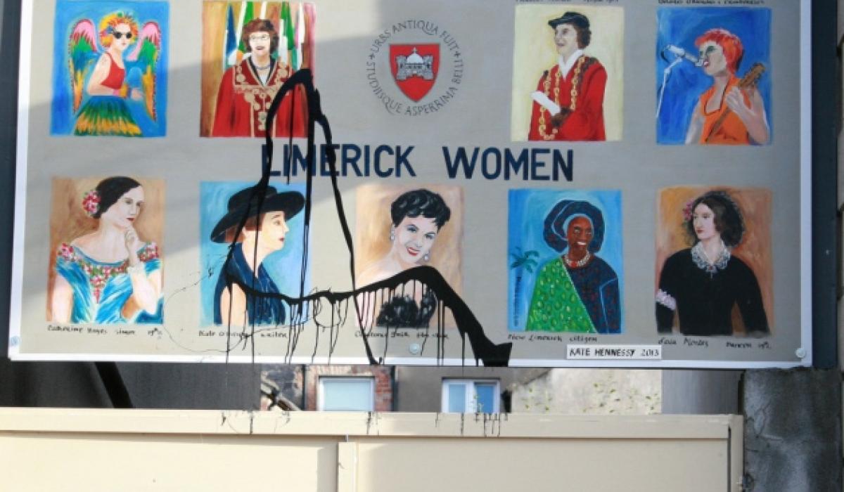 Limerick artist upset after work is vandalised - Limerick Live