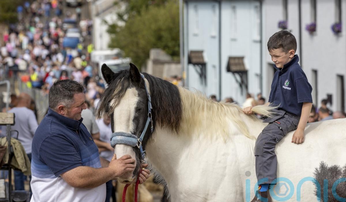Crowds gather in Northern Irish seaside town for historical market fair ...