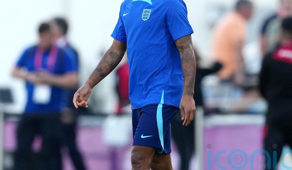 Raheem Sterling trains with England on eve of France quarter-final ...