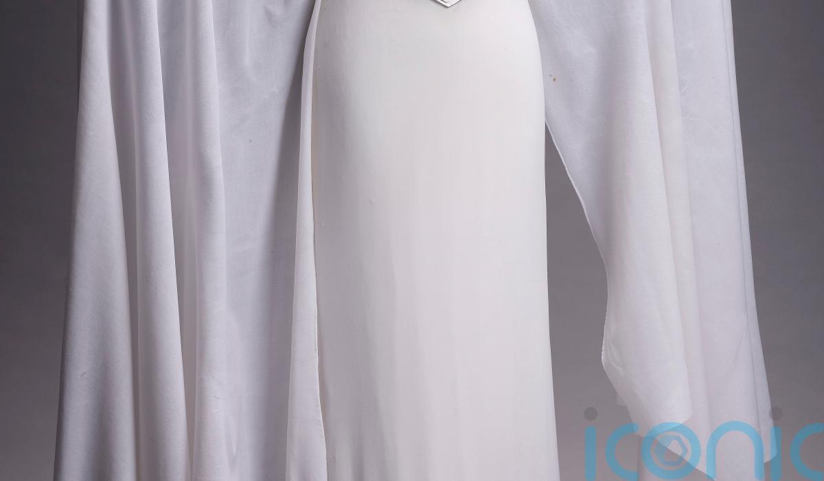 One-of-a-kind Princess Leia dress worn by Carrie Fisher in Star Wars to ...