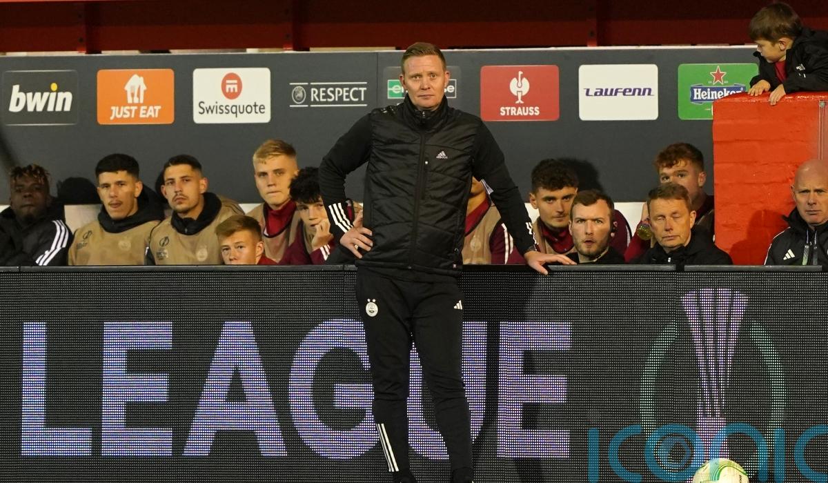 Barry Robson frustrated after Aberdeen fail to make possession count ...