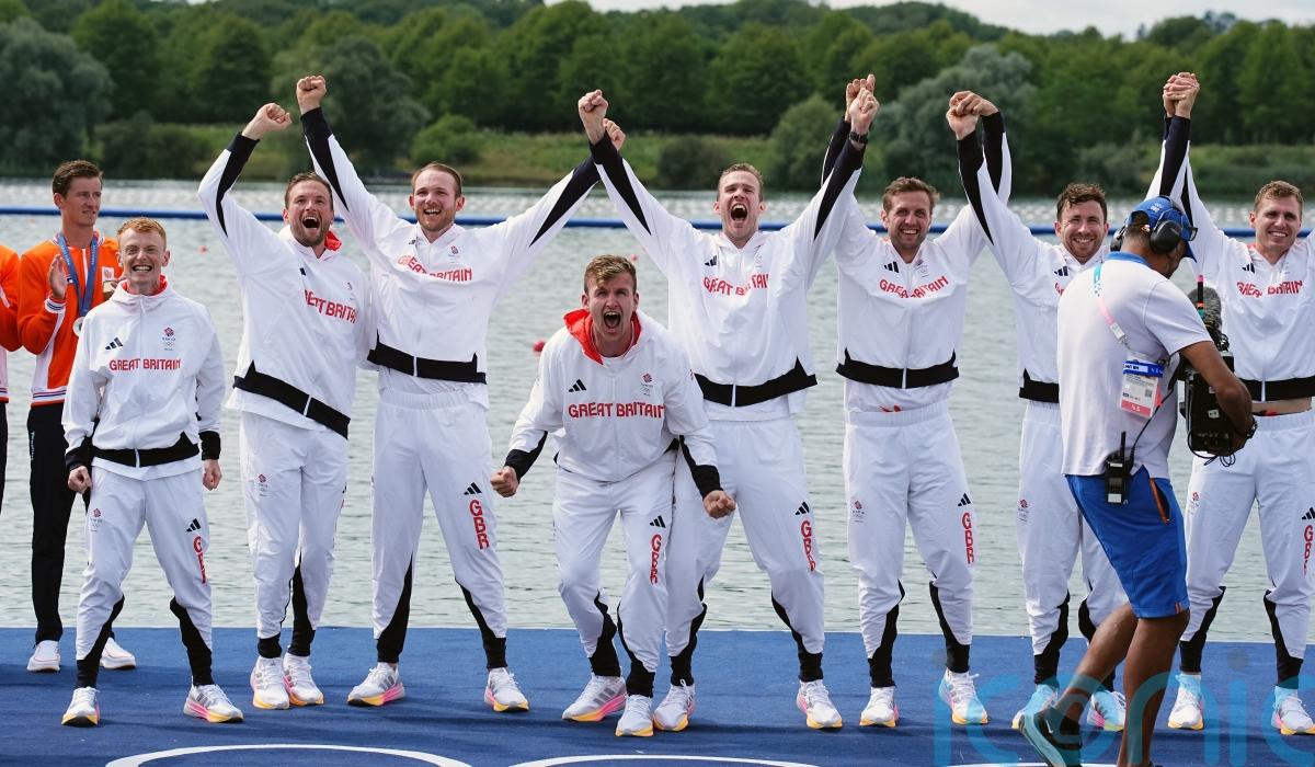 Rowing men’s eight lead the way with gold as GB win six medals on day ...
