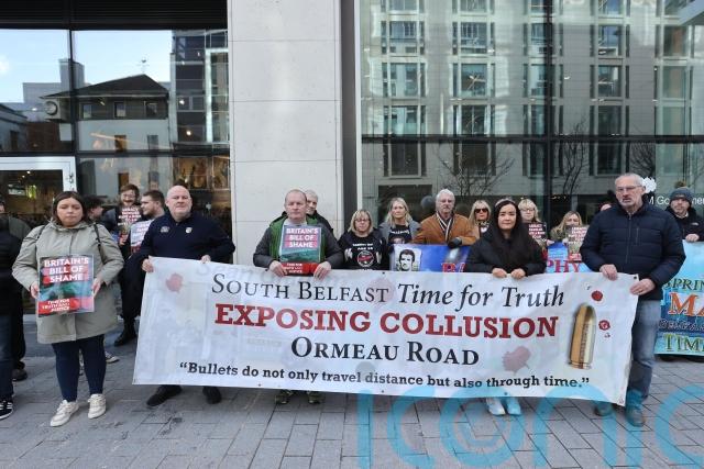 Victims demonstrate in Belfast as Lords debate controversial legacy ...