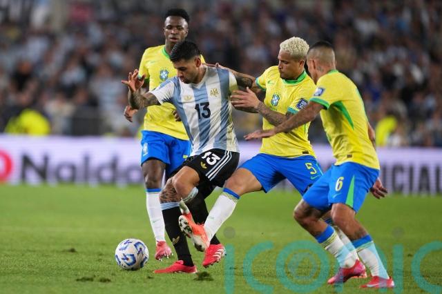 Argentina score twice in opening 12 minutes in 4-1 demolition of Brazil ...