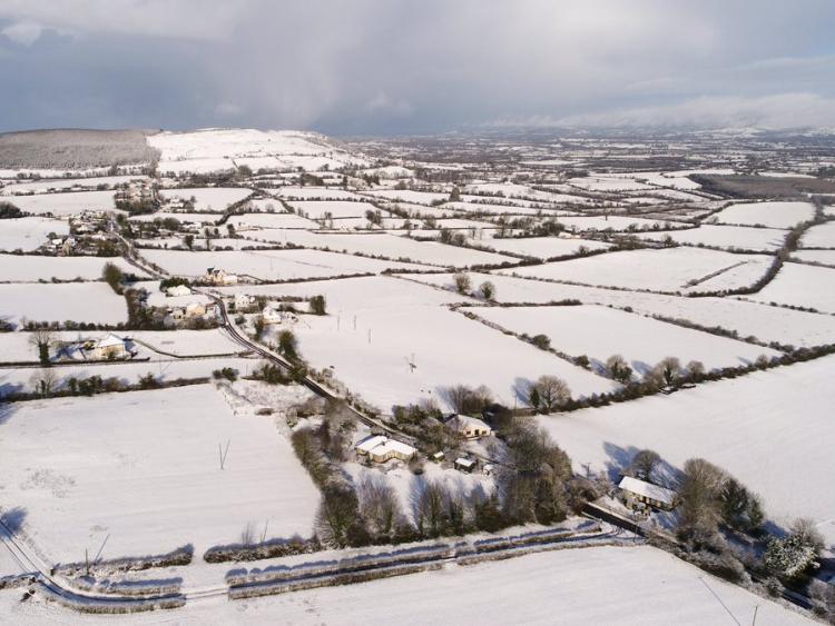 WATCH: Spectacular drone footage of snowy Limerick as weather alert ...