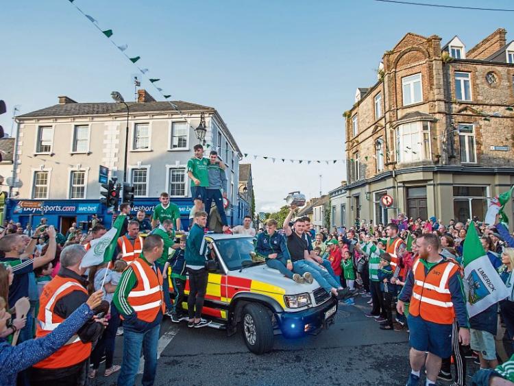 WATCH: Limerick hurling's modern-day heroes are on high in medieval ...