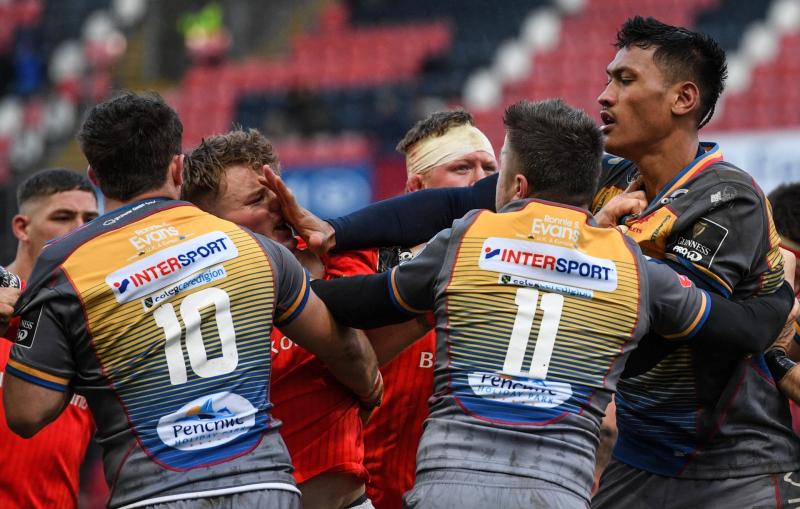 Scarlets lock Sam Lousi banned following Munster Rugby red card ...