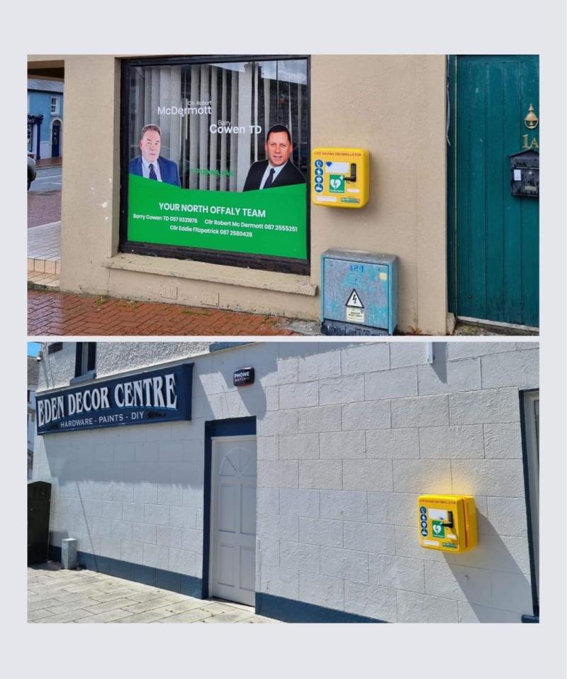 Edenderry CFR unveils new AED's - Photo 1 of 1 - Limerick Live