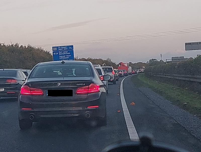 Major traffic delays on Limerick motorway following multi-vehicle ...