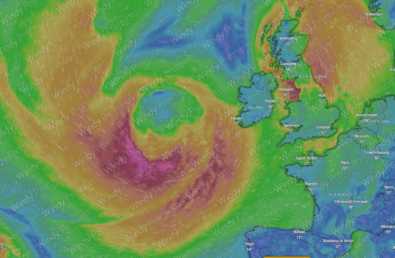 Ireland weather update as Storm Ophelia 2.0 is named amid brutal ...