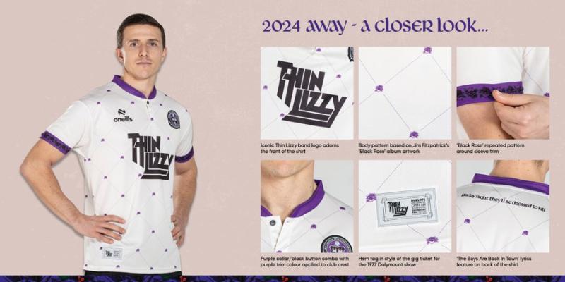 Bohemians FC unveil new Thin Lizzy-inspired away kit - Limerick Live
