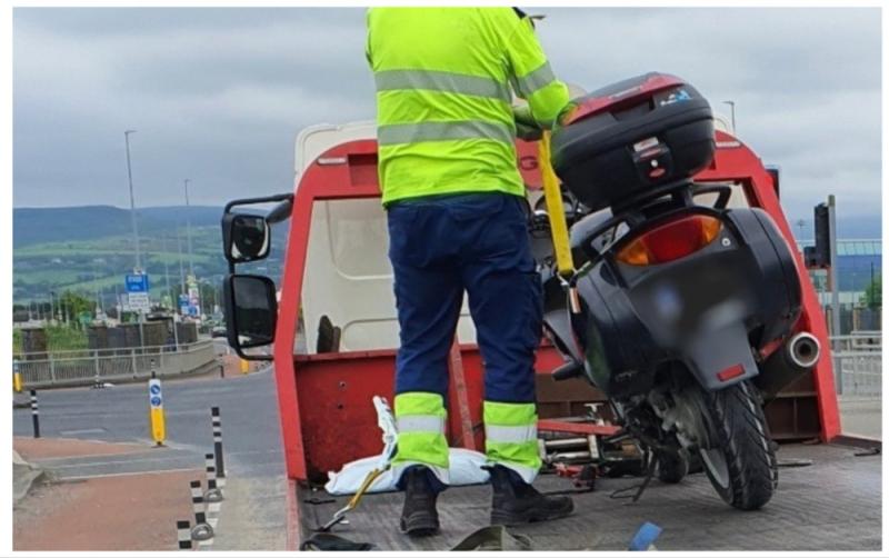 'Fined on the spot' - Speeding learner's motorbike seized after major ...