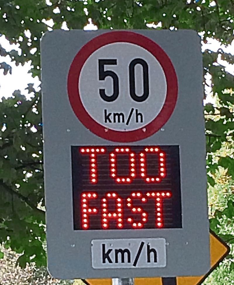 Light at end of the tunnel over speed feedback signs vandalism in ...