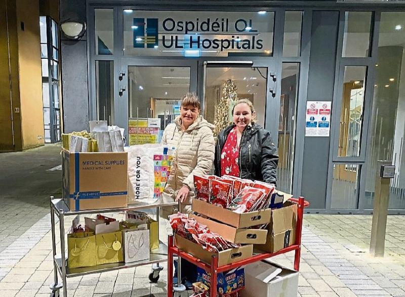 Limerick lads help donate festive goodie bags to Childrens Ark at UHL ...
