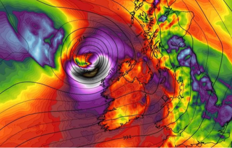 Storm Red wind warning issued for Clare with 'potential danger to life ...