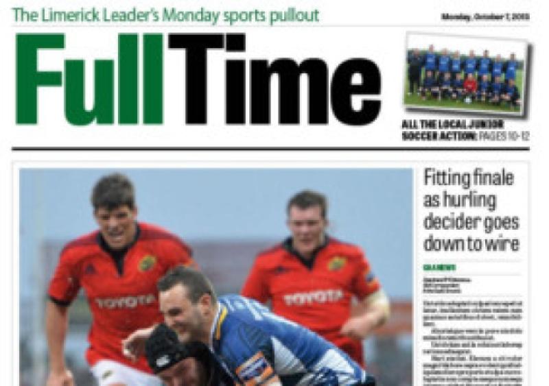 Coming Monday: A new Limerick Leader sports supplement - Limerick Live