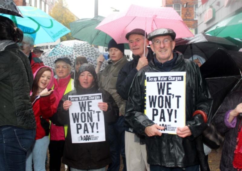 Protesters vow to fight water charges to the last drop - Limerick Live