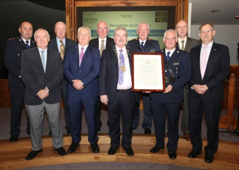 Top honour for Limerick gardai at civic reception - Limerick Live