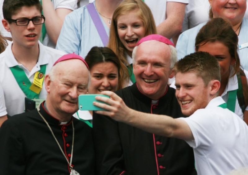 Selfie craze with Limerick Bishops reaches Lourdes - Limerick Live