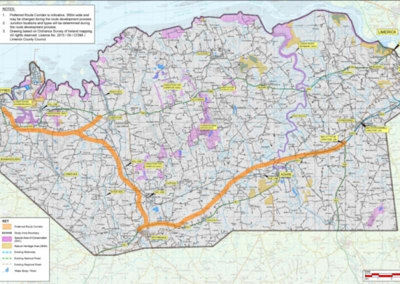 Limerick to Foynes road preferred route is announced - Limerick Live