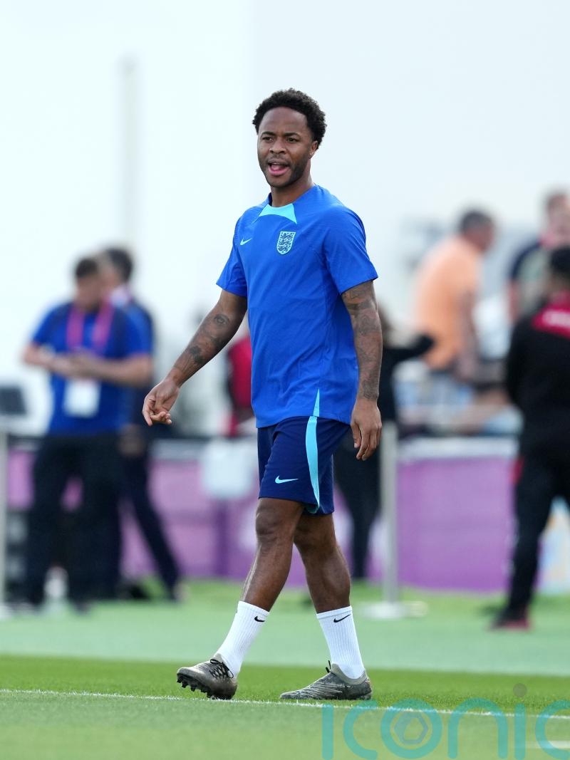 Raheem Sterling trains with England on eve of France quarter-final ...
