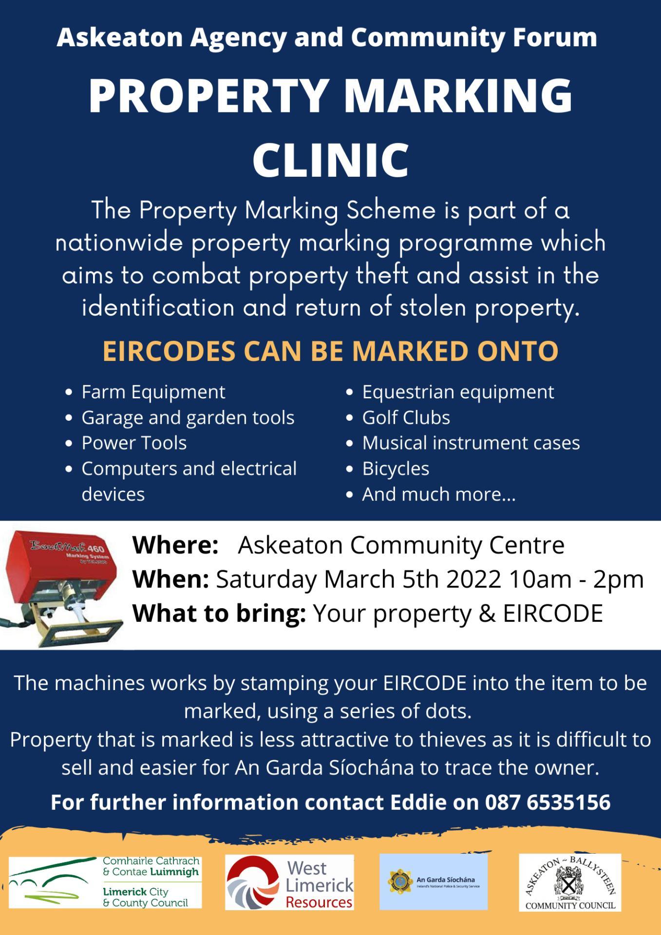 First Property Marking event set for Limerick town - Ireland Live