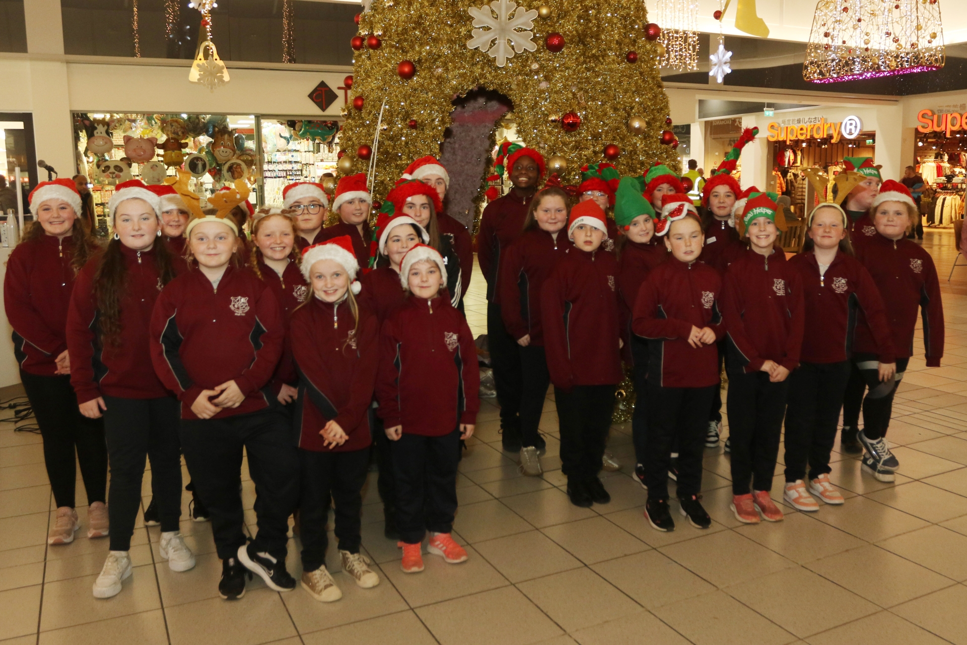 In Pictures: Families gather for Christmas lights switch on party in ...