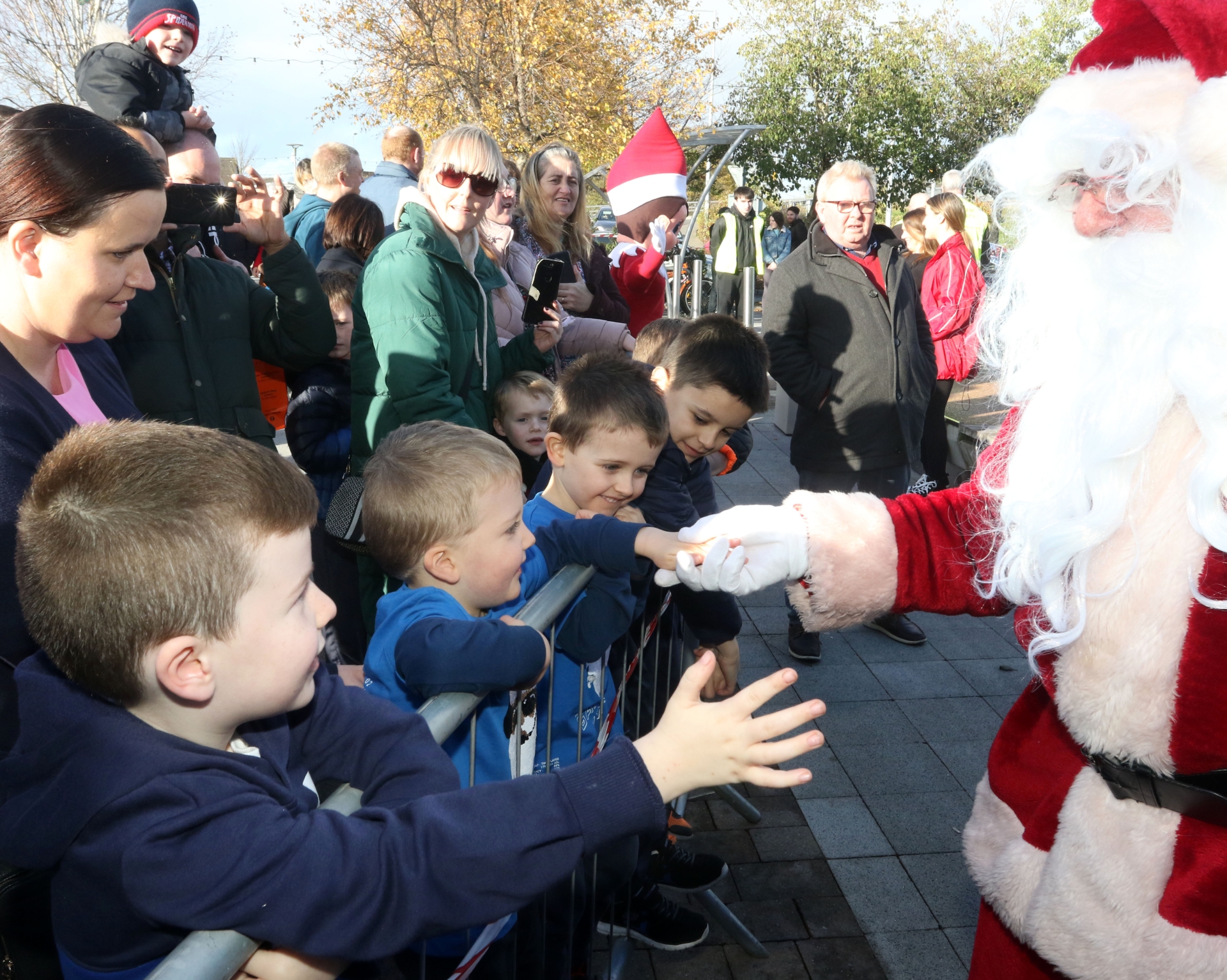 In Pictures: Santa arrives at the Crescent Shopping Centre in style ...