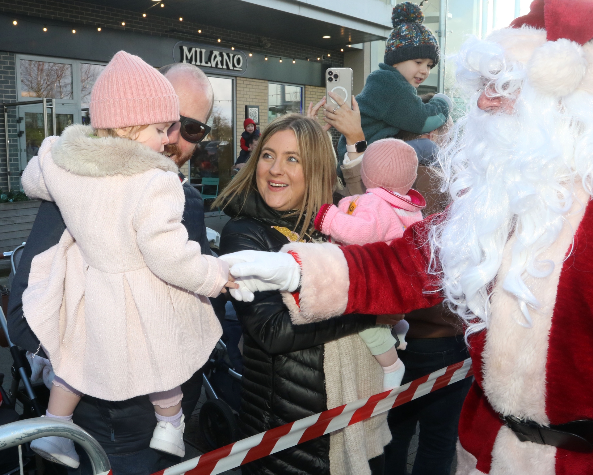 In Pictures: Santa arrives at the Crescent Shopping Centre in style ...