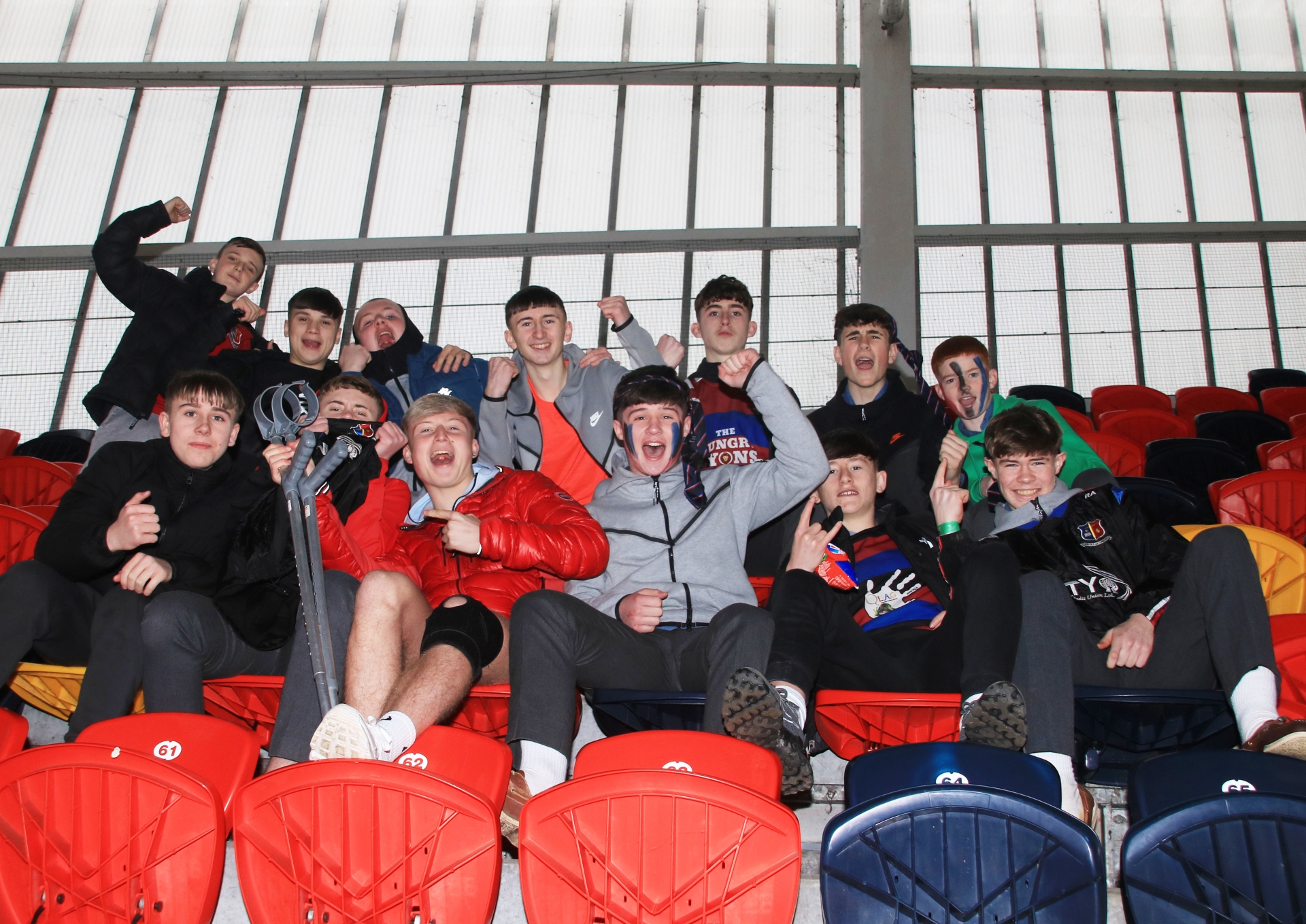In Pictures: Limerick's Crescent College Comprehensive fans out in ...