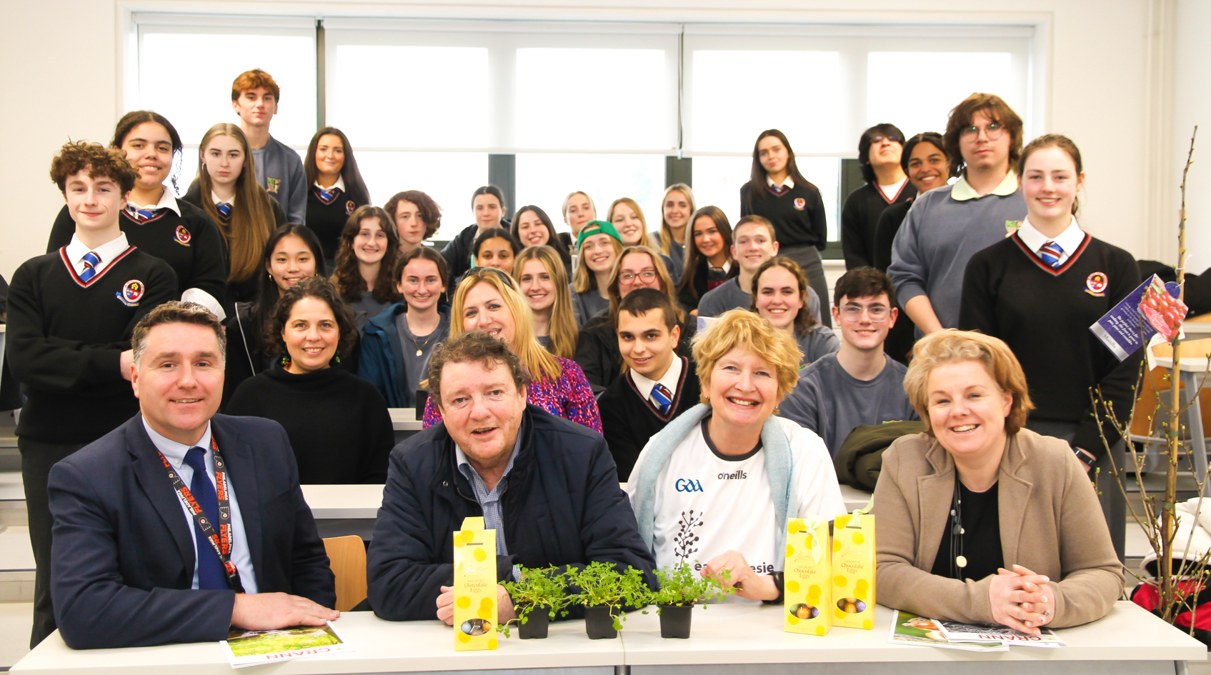 In pictures: Students plant 100 trees at Limerick school for National ...