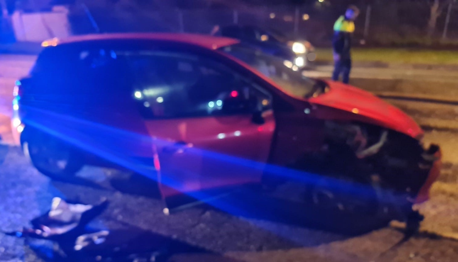 PICTURES: Shocking images emerge of damage to car after driver crashed ...