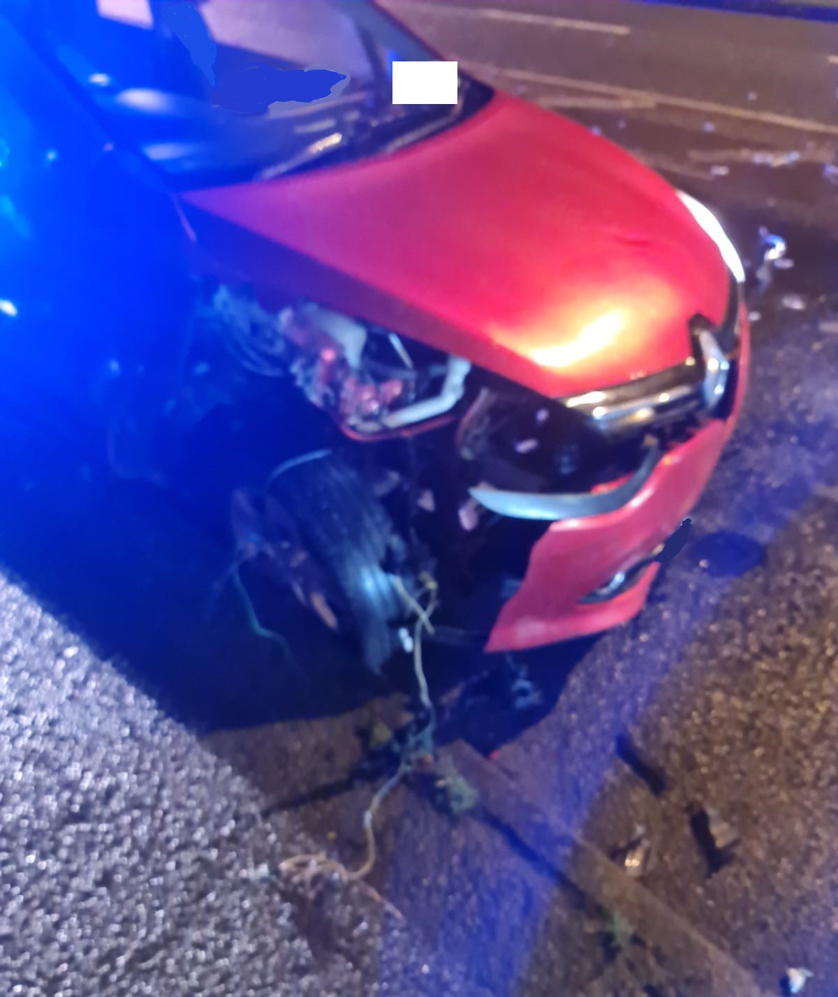 PICTURES: Shocking images emerge of damage to car after driver crashed ...