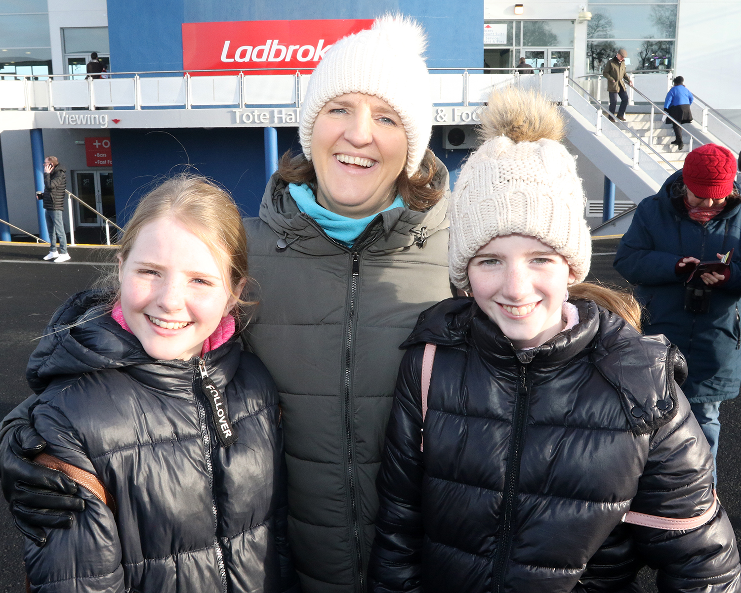 In Pictures: Out and about despite the weather at the Christmas racing ...