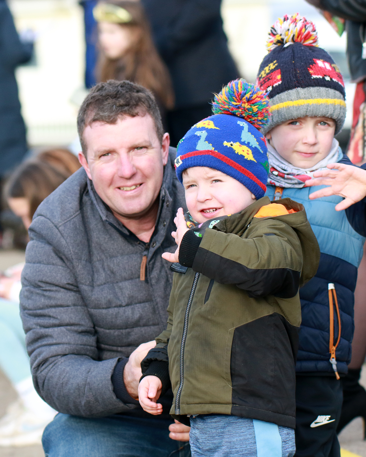 In Pictures: Out and about despite the weather at the Christmas racing ...