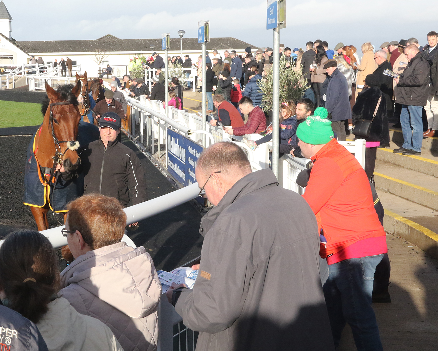 In Pictures: Out and about despite the weather at the Christmas racing ...