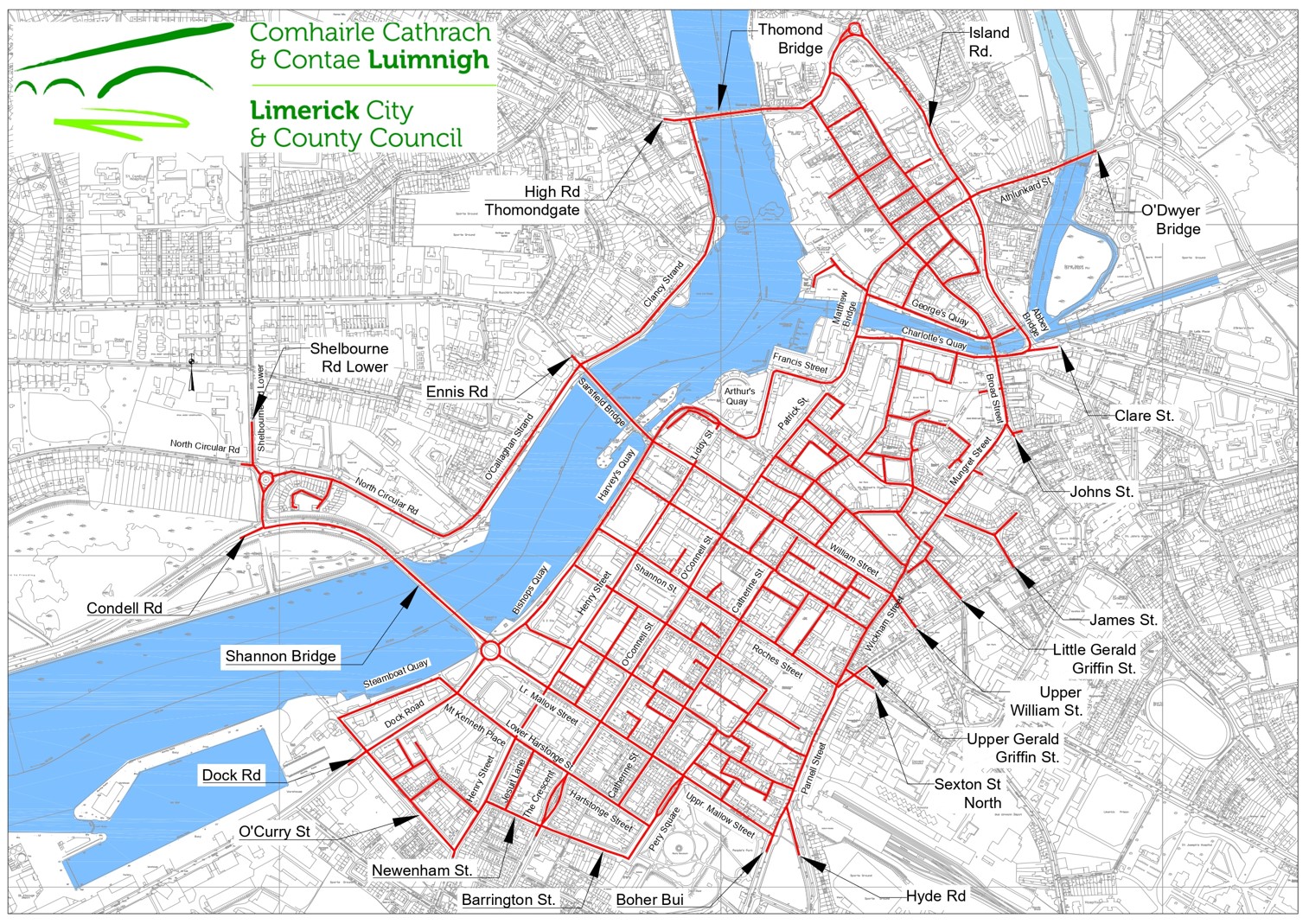 New 30km/h speed limits to be implemented throughout Limerick city ...