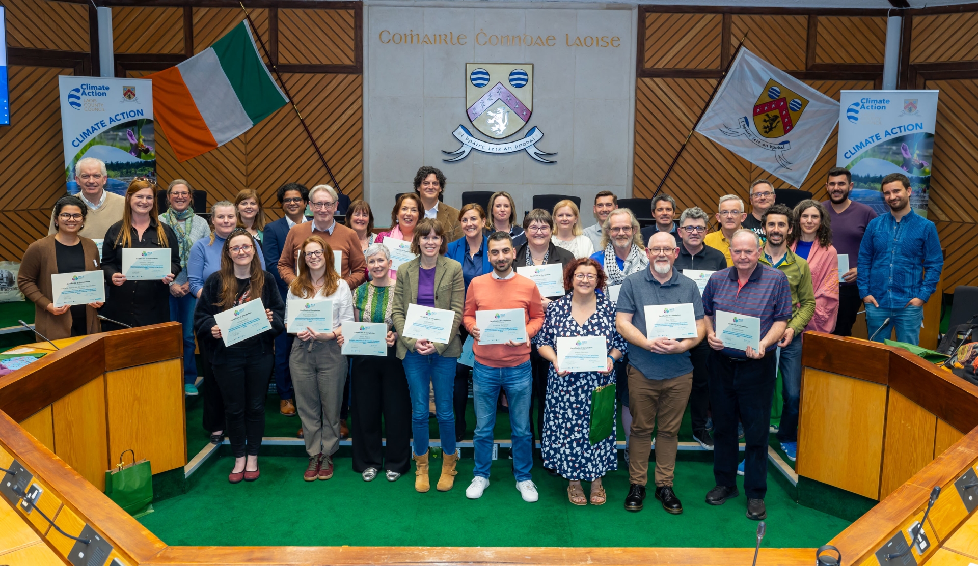 PICTURES: Laois community tackles climate change through pilot ...