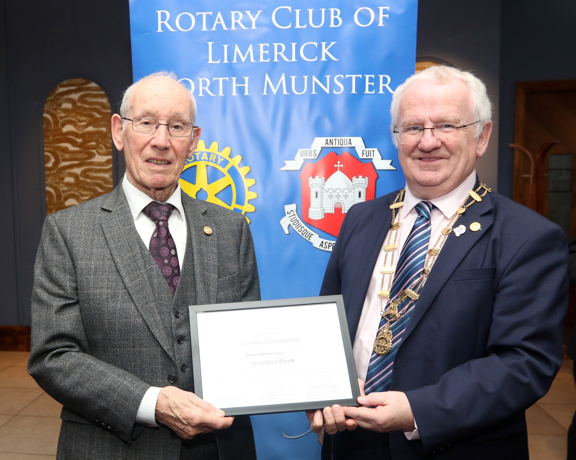 PICTURES: Limerick rotary club celebrates members with special event ...