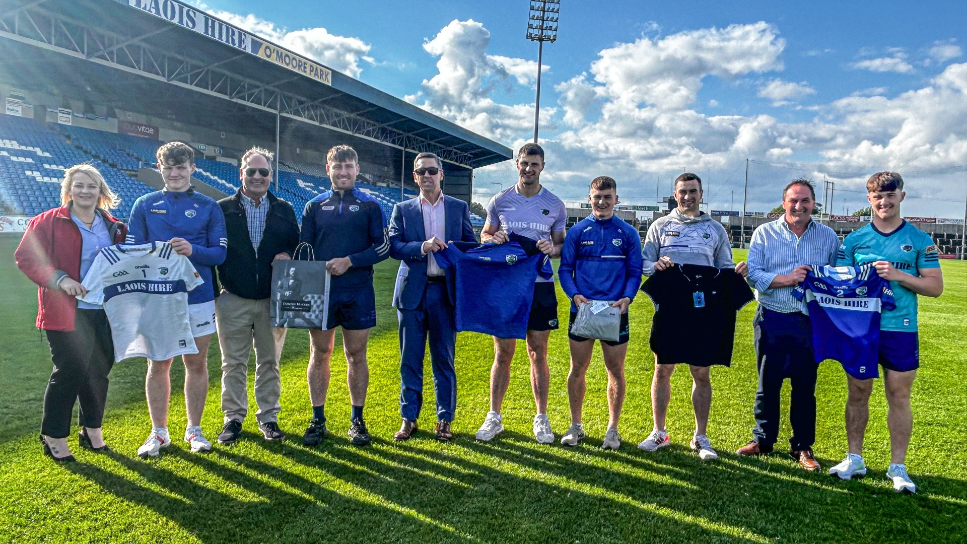 Local businesses kit out the Laois Senior Hurlers for the Joe McDonagh ...
