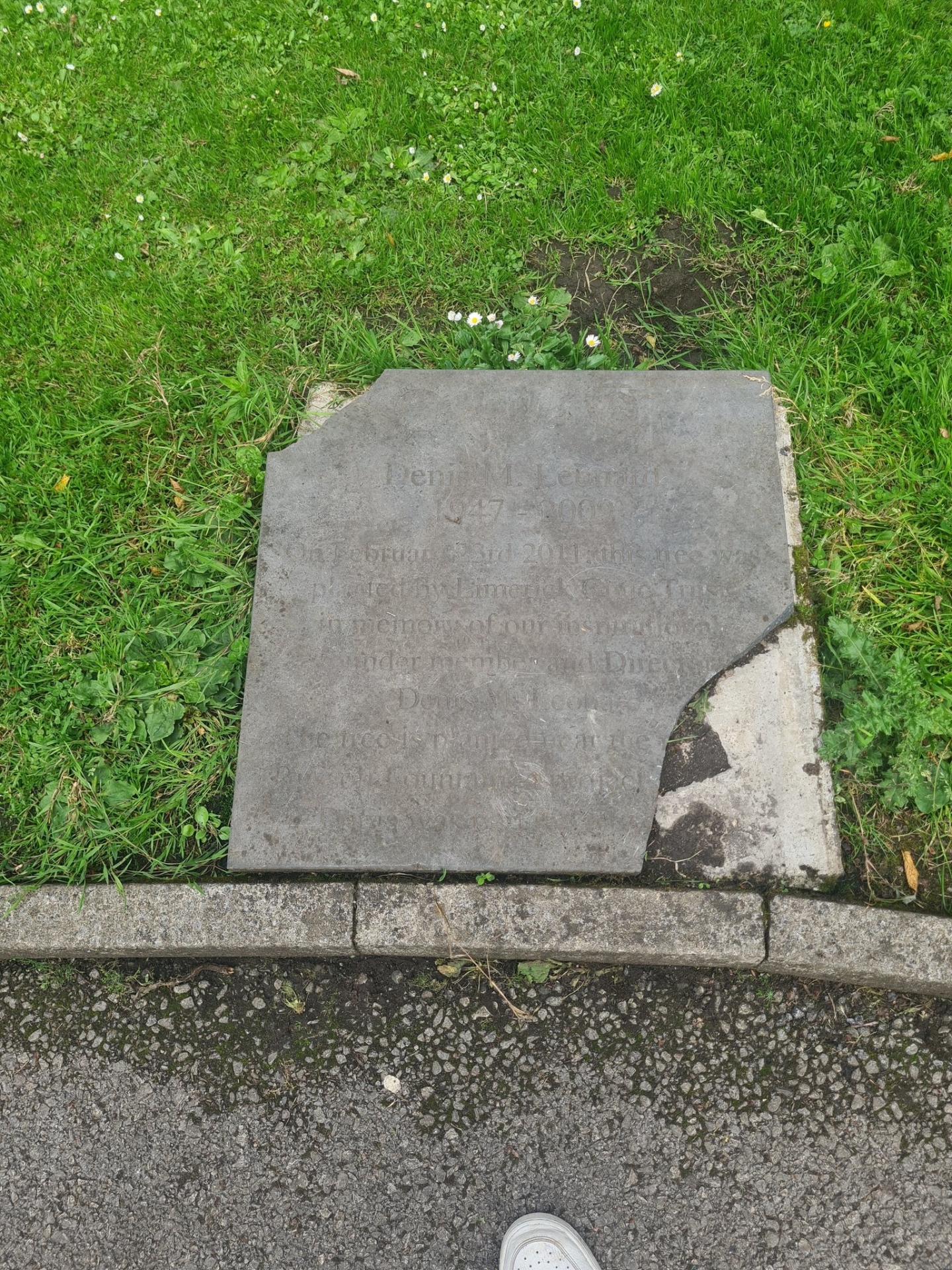 Facelift for plaque honouring Limerick Civic Trust founder - Limerick Live