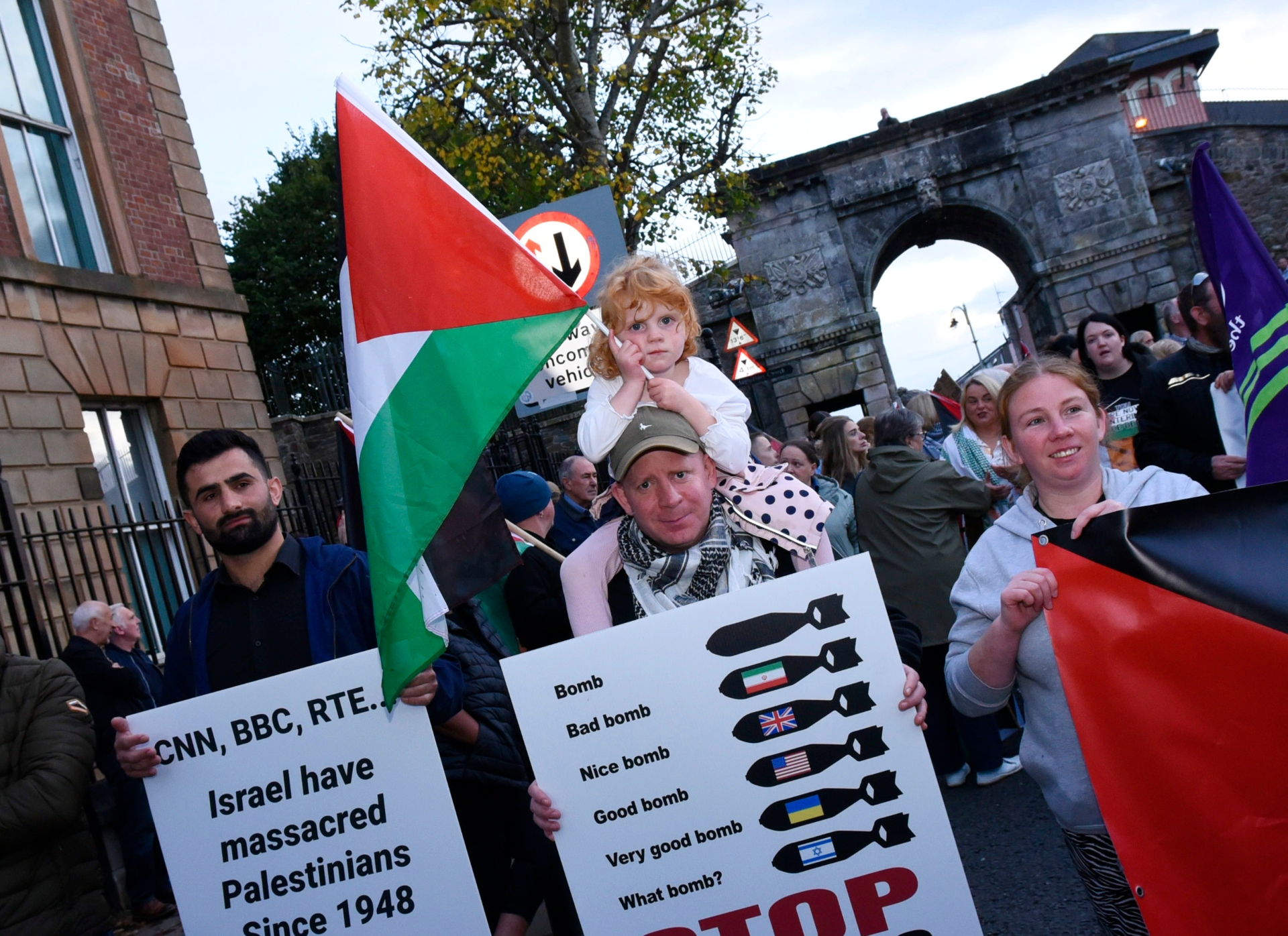 IN PICTURES: Hundreds march through Derry to mark first anniversary of ...