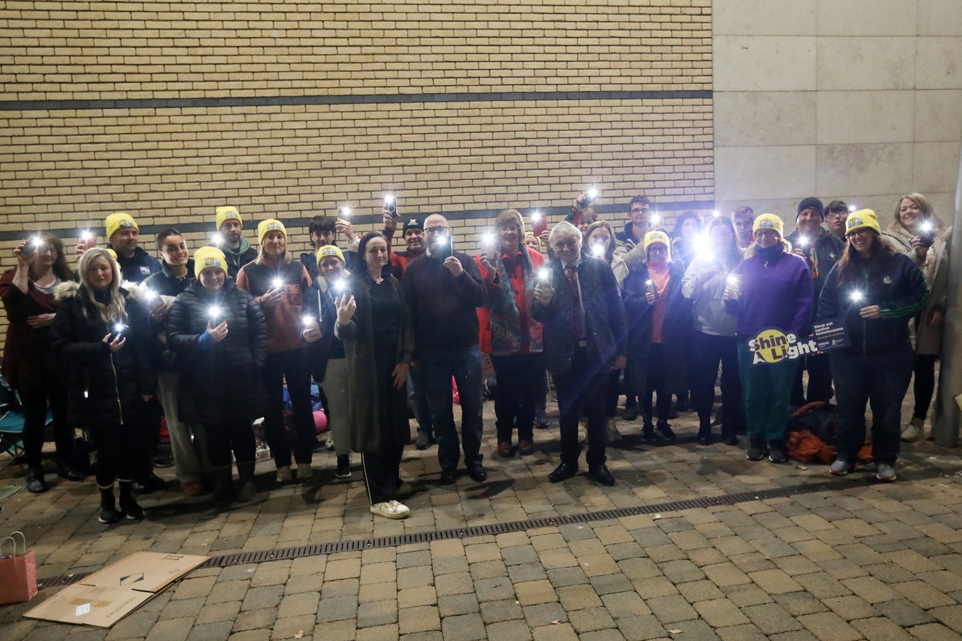 PICTURES: Focus Ireland Sleep Out at the Crescent Shopping Centre ...