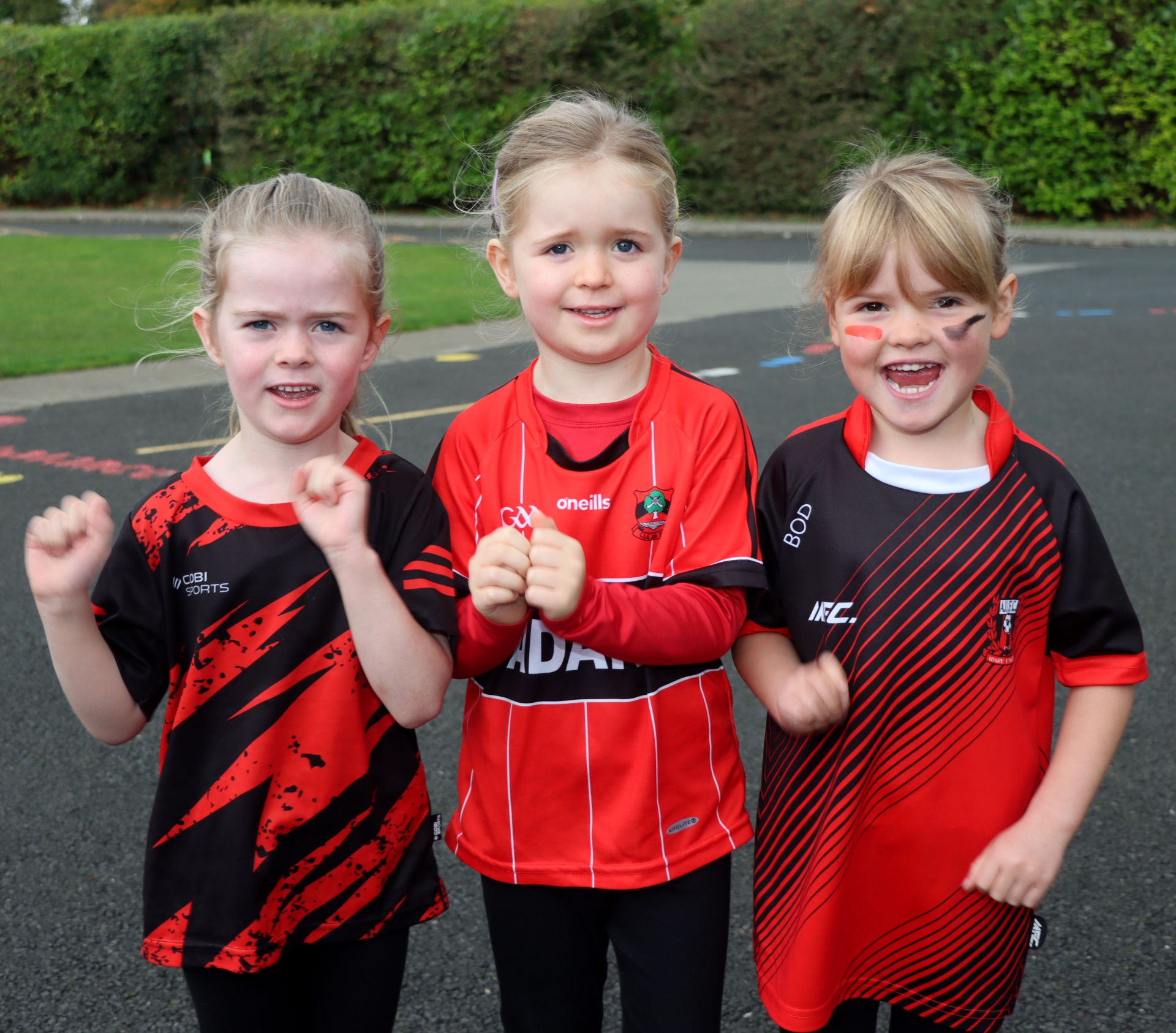 PICTURES: Adare pupils don their colours ahead of the Limerick football ...