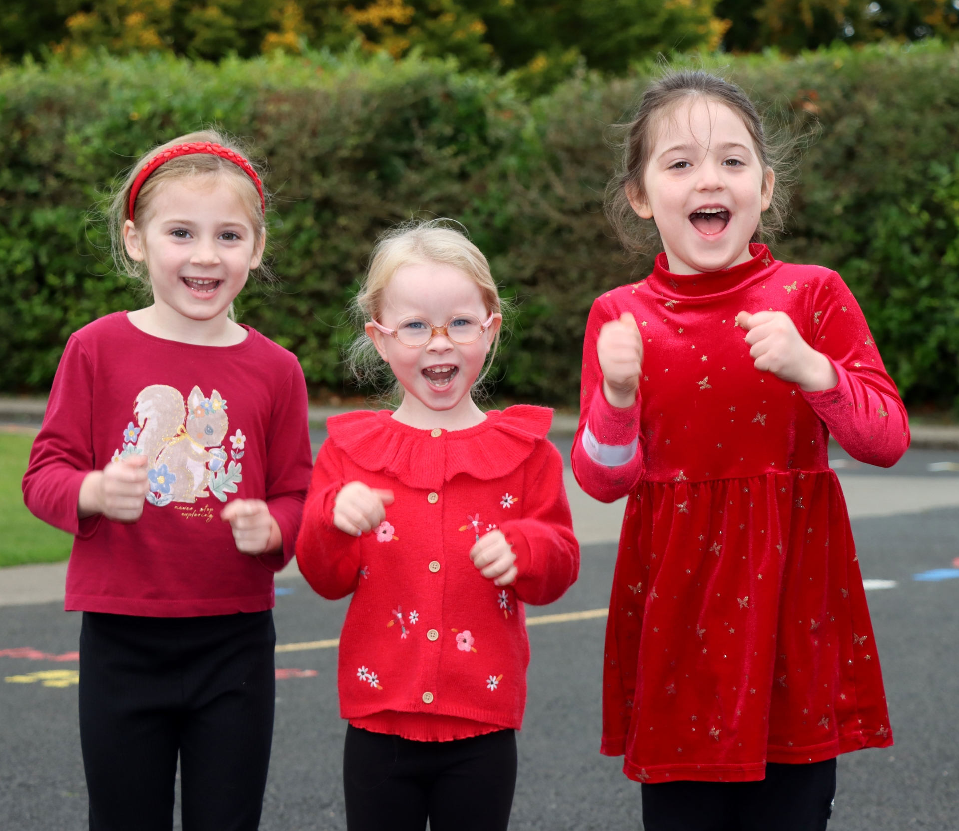PICTURES: Adare pupils don their colours ahead of the Limerick football ...